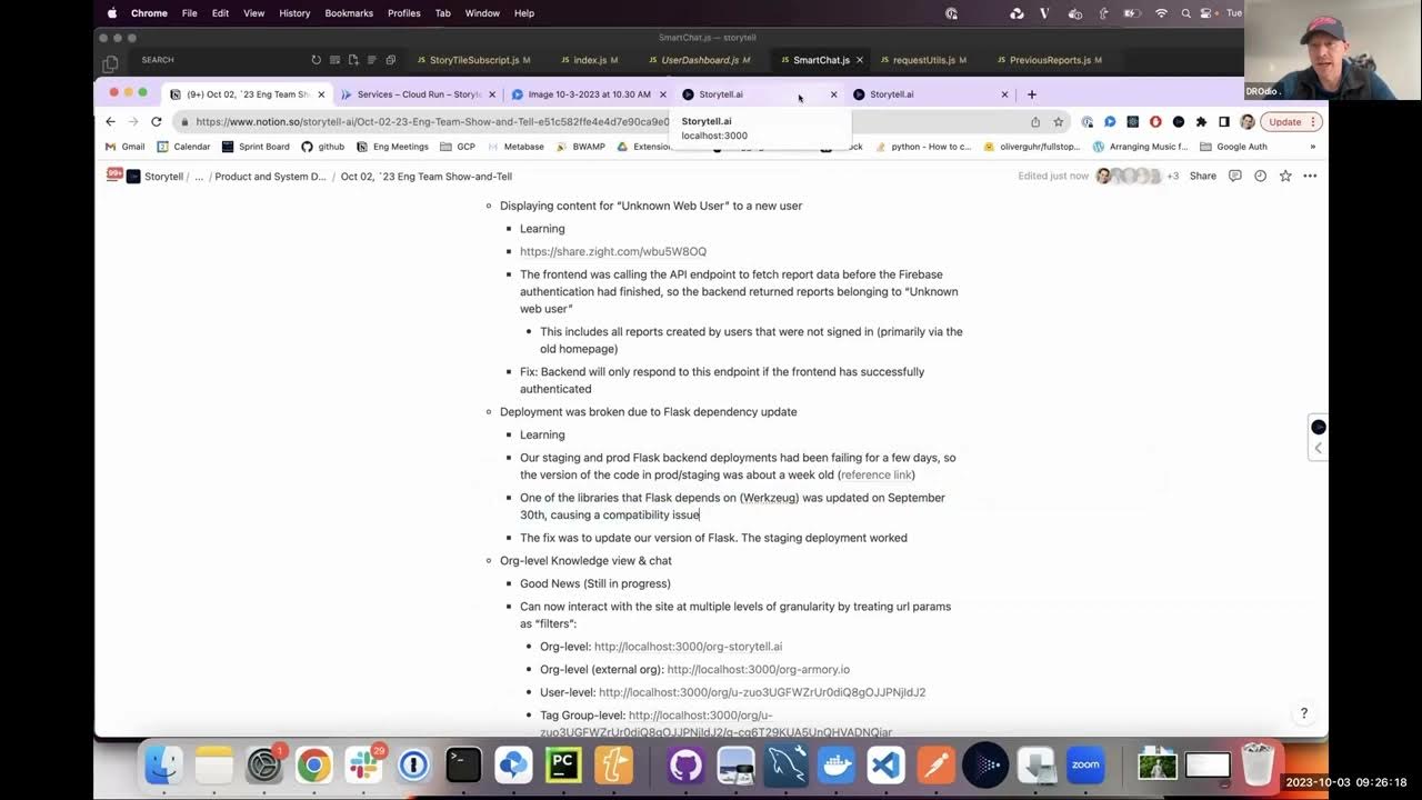 Eng demo: Bug fixes and enhancements on Storytell's backend - YouTube