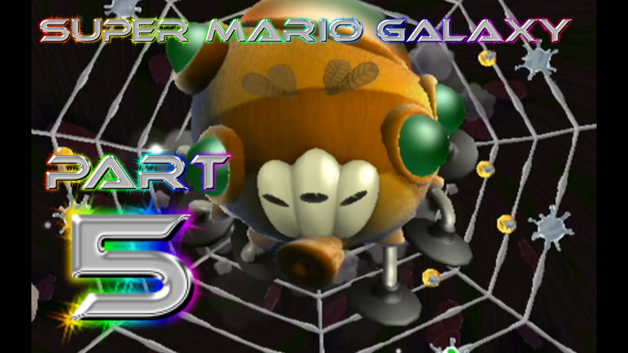 Super Mario Galaxy(1080p 60FPS)(100%):Part 5-Tarantox! - YouTube
