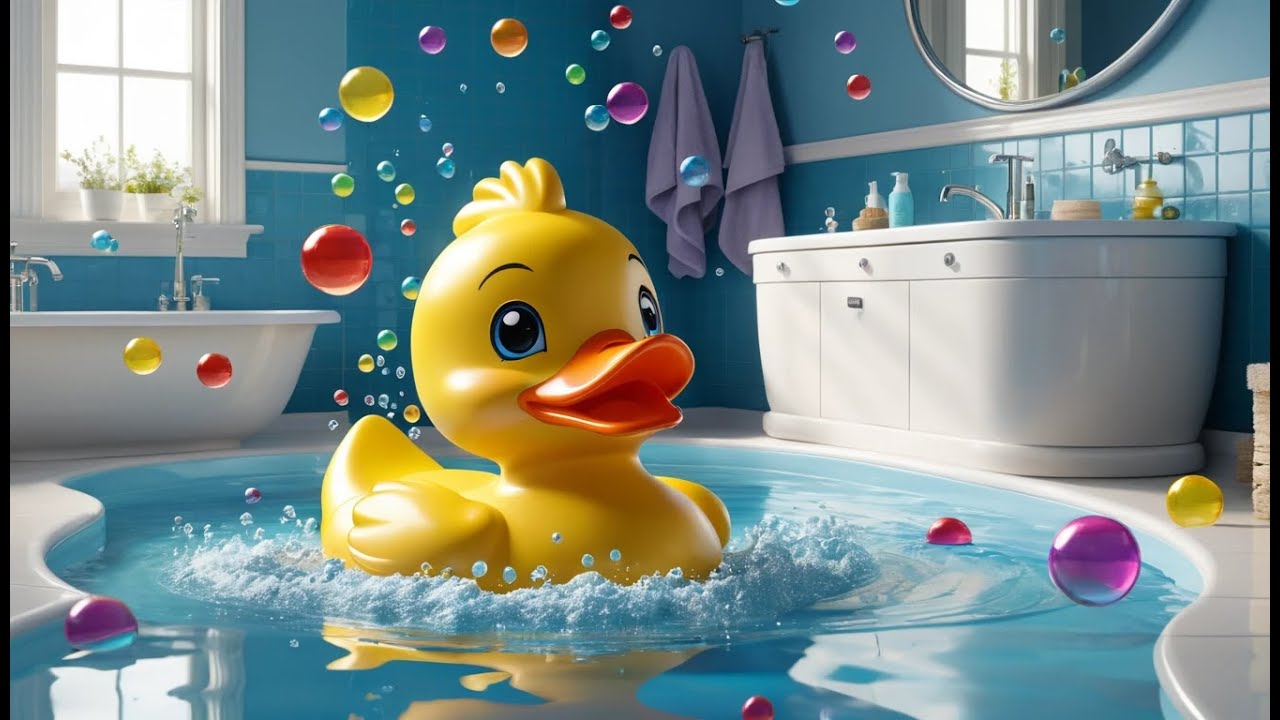 Splish, Splash, A Rainbow Bath | Fun Bath Time Song for Kids | Colorful ...