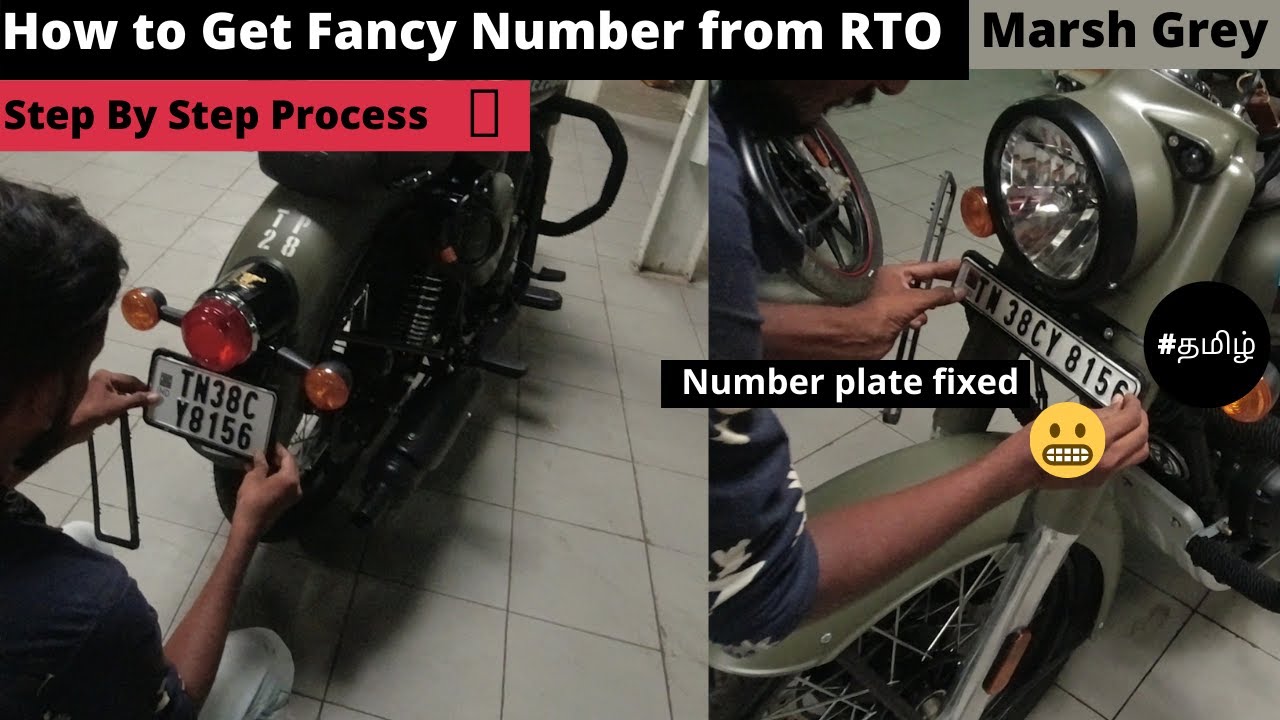How to get Fancy number from RTO😨 - Full Process 👍 - Number plate fixed ...