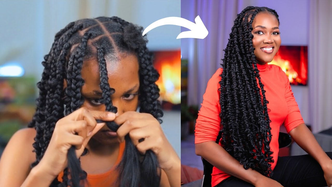 JUNGLE BRAIDS/BUTTERFLY BOX BRAIDS Tutorial feat. Outre Braiding ...