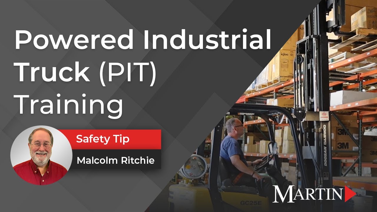 Powered Industrial Truck (PIT) Training | martinsupply.com - YouTube