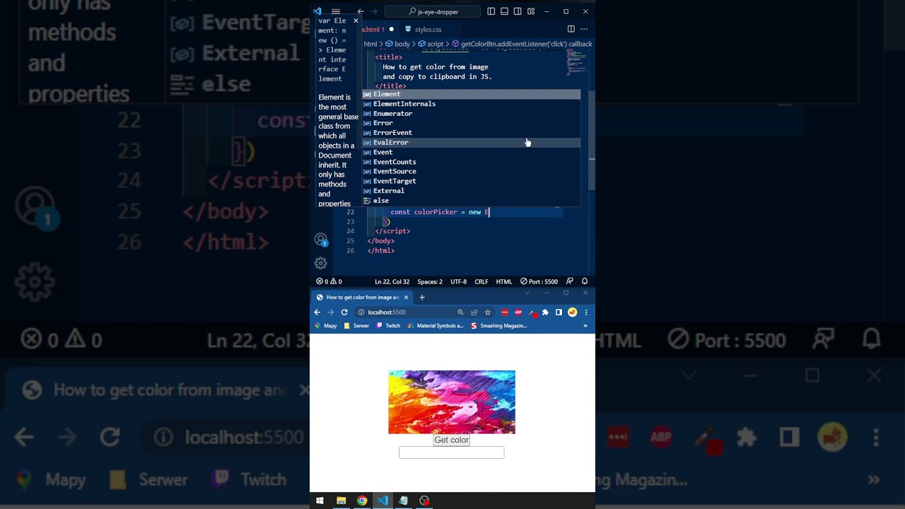 How To Get Color From Image With JS frontend html fronttips How To Get Color From Image With JS frontend html fronttips