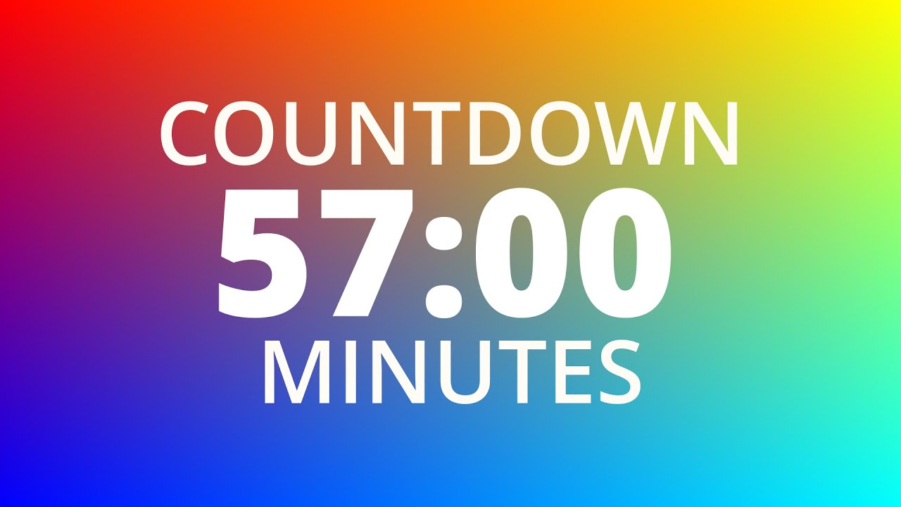 57 min TIMER - 57 minutes COUNTDOWN - YouTube