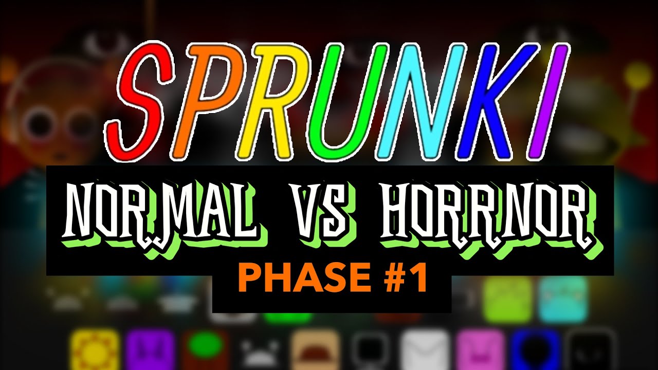 Normal and Horror versions of Sprinki Incredibox - YouTube