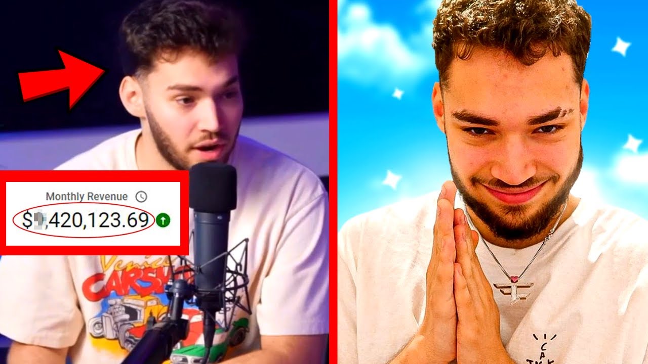 Adin Ross Reveals How Much Money He Is Making From Streaming! - YouTube