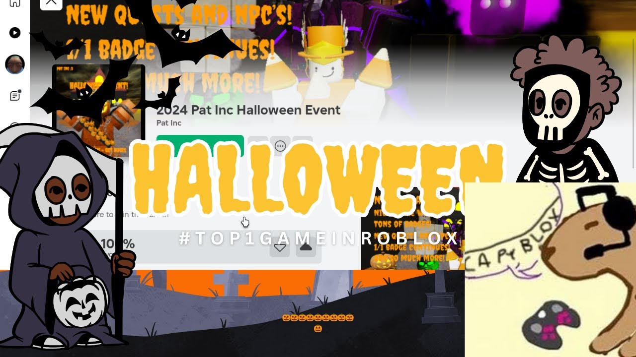 The Best Halloween Event In Roblox!!! 2024 Pat Inc Event Win A Huge Pet ...