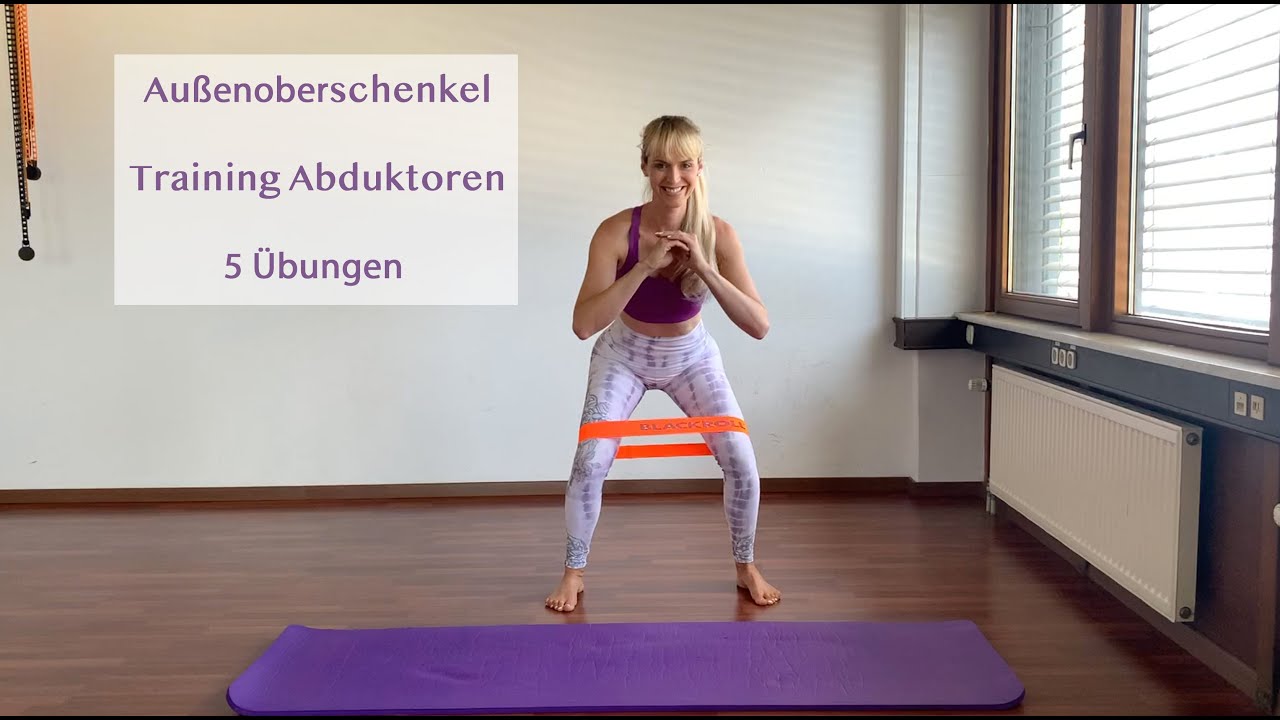 050 Training Außenoberschenkel - Abduktoren-Workout - 5 Übungen mit ...