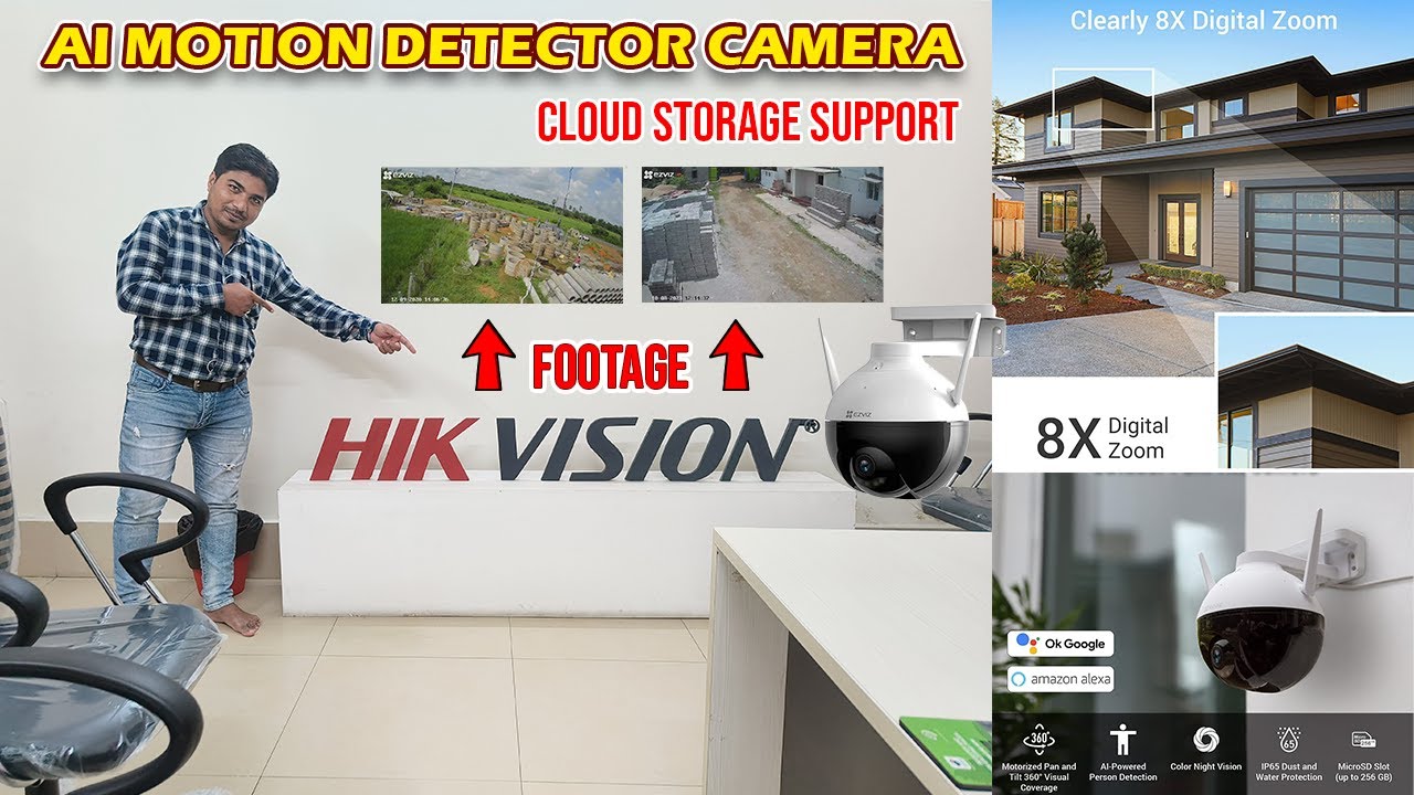 Ai Based Motion Detected Camera😳 | 8x digital Zoom🔥📷 | Cloud Storage ...