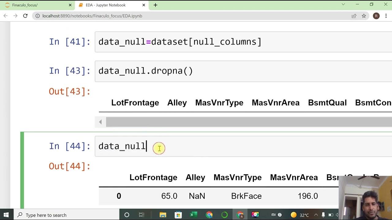 Data Analysis Using Python | EDA | Handling Null Values part 2 - YouTube