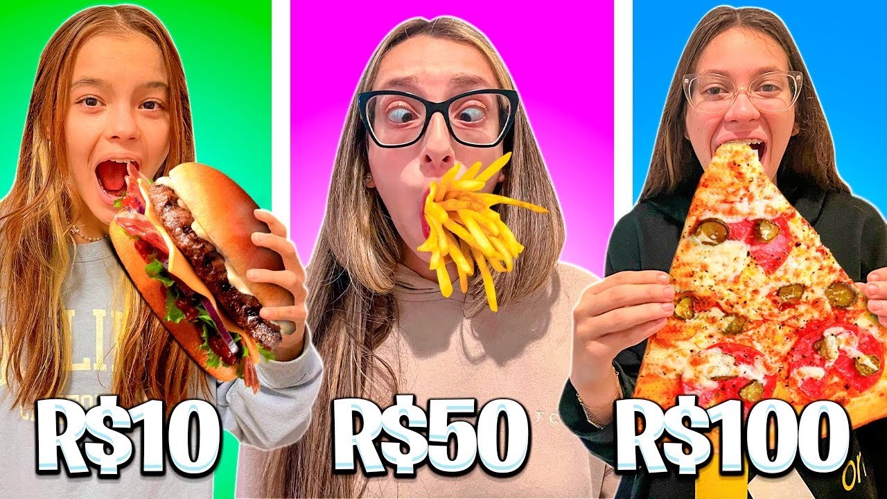 TODA COMIDA QUE VOCÊ COMER EU VOU PAGAR FT MUNDO DA VIVI - YouTube