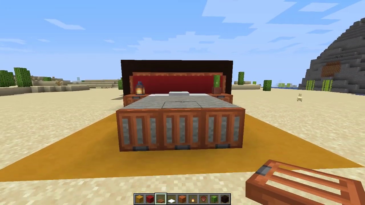 Minecraft#1 Ideie Pentru Un Pat Modern - YouTube