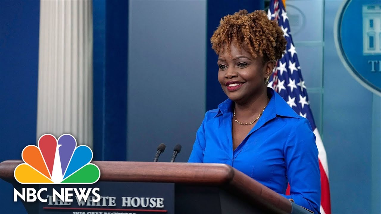 White House holds press briefing | NBC News - YouTube