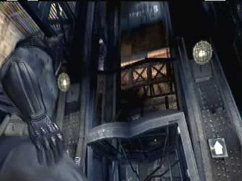 Lets Play Batman Arkham Asylum Part 4 - Elevator action! - YouTube