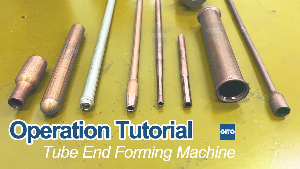 Copper Tube End Forming Machine Tutorial 2: Die Replacing Operation ...