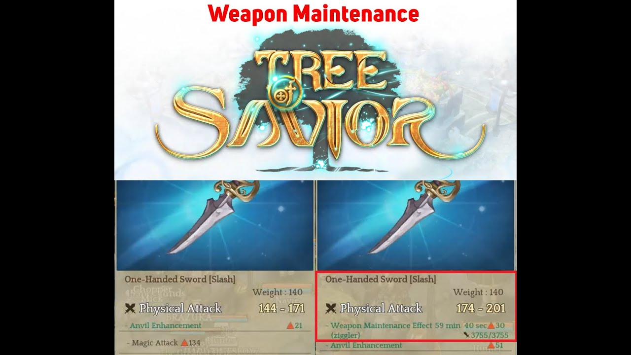 Tree of Savior - Weapon Maintenance - YouTube
