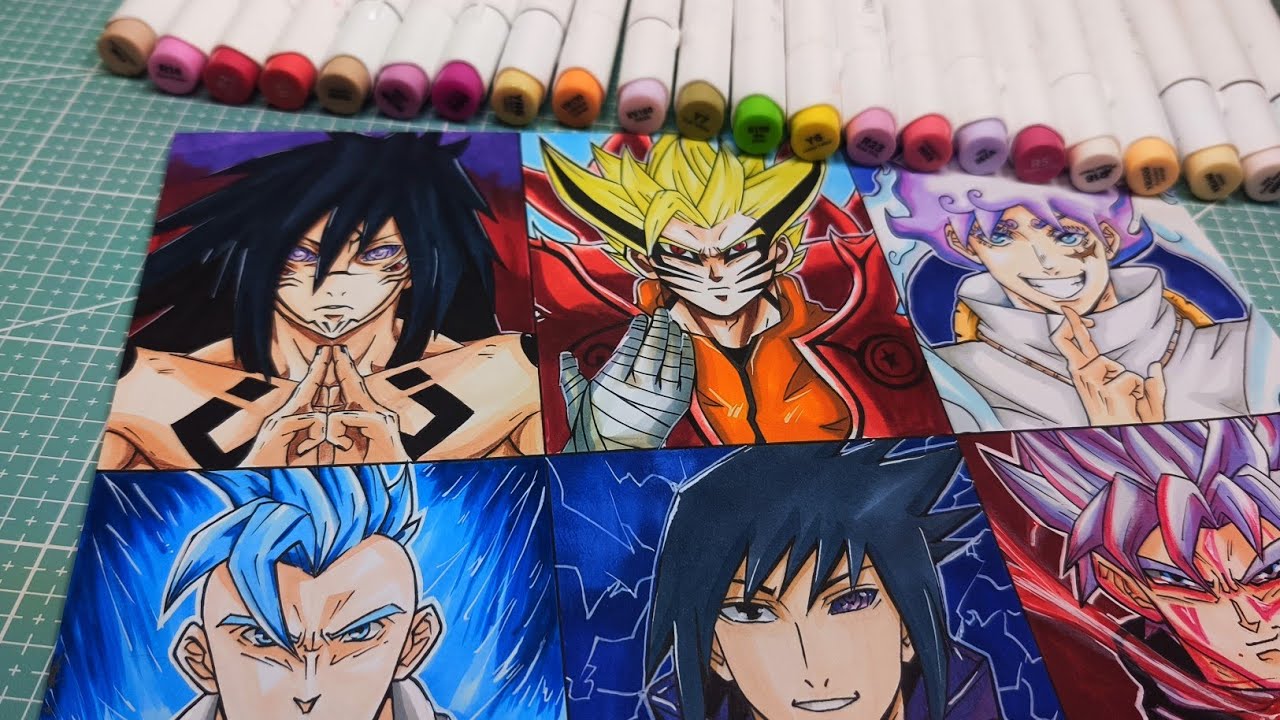 Drawing Anime Random Fusion - YouTube