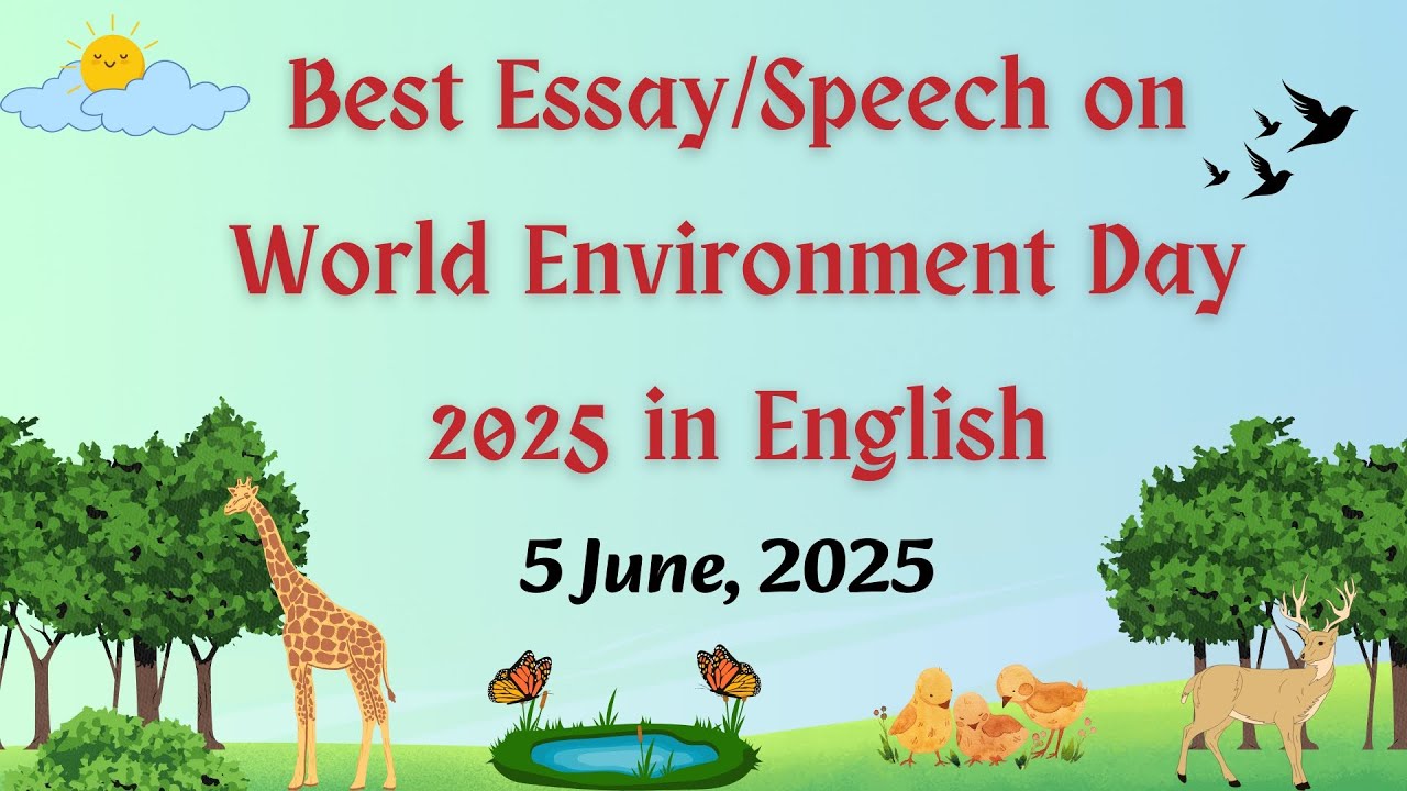 Speech on World Environment Day 2025 | Essay on World Environment Day ...