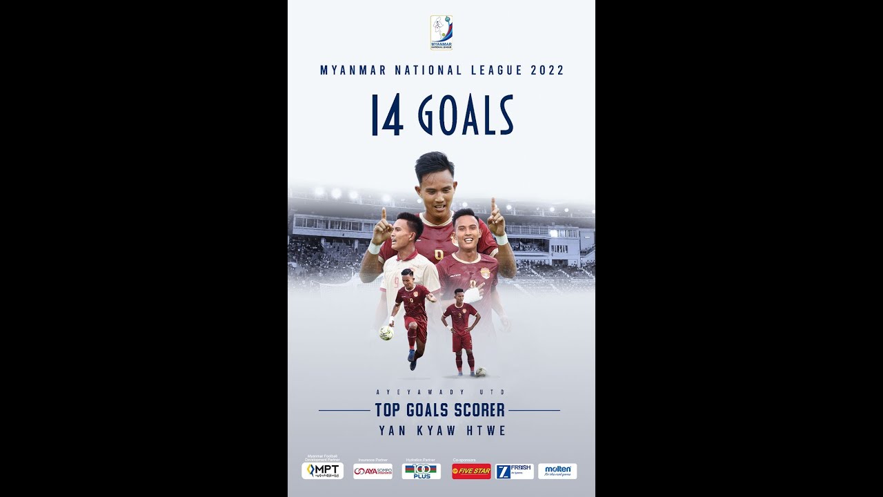 [Top Scorer's Goals] All 14 goals of Yan Kyaw Htwe in MNL 2022 season ...