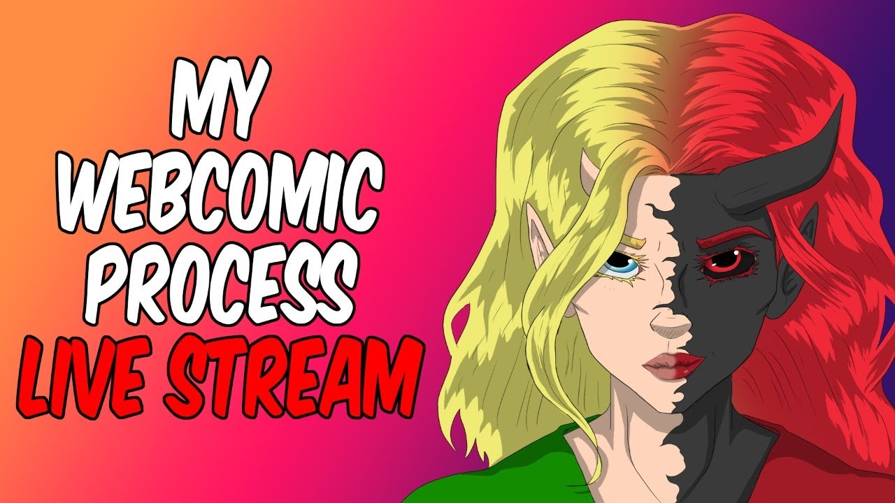 My Webcomic process | Live stream - YouTube