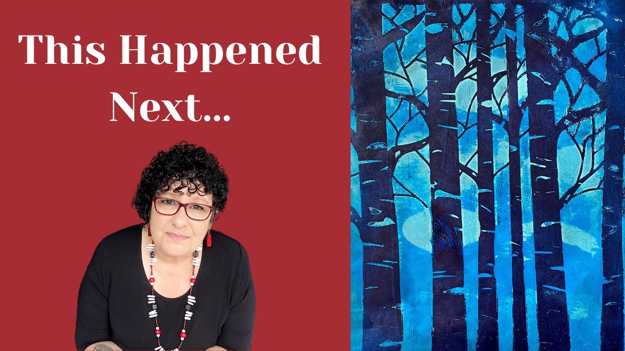 Finding Hope Through Art: My Story and Gel Print Journey - YouTube