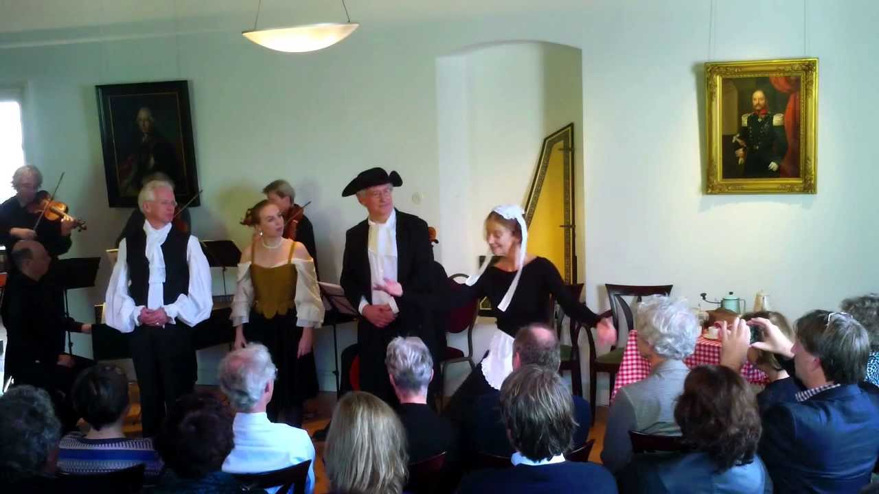 Caffee Consort performs Bach's Coffee Cantata BWV 211: recitativo ...