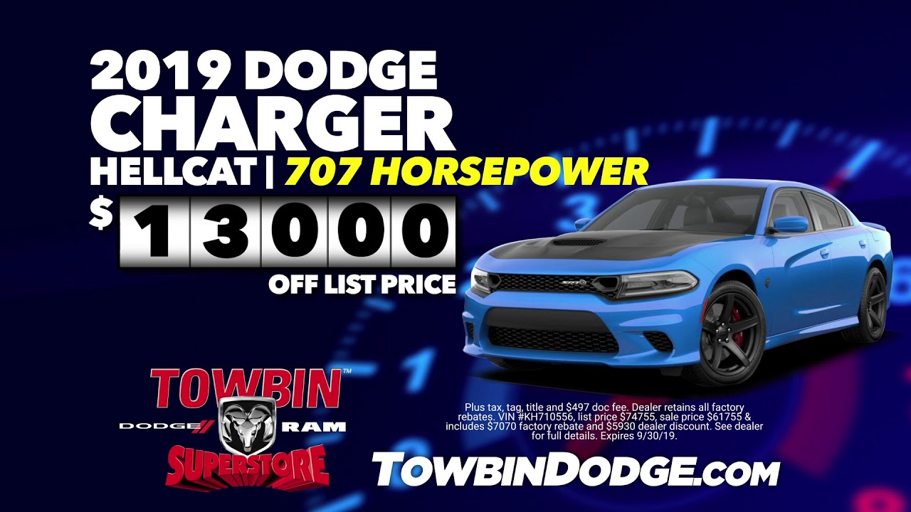 Towbin Dodge | September Dodge Power Dollar Specials - YouTube