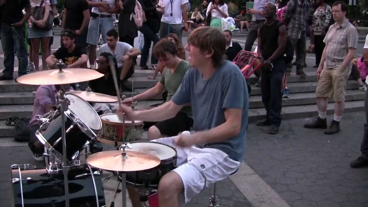 Greg Schulz Union Square Drumming - YouTube