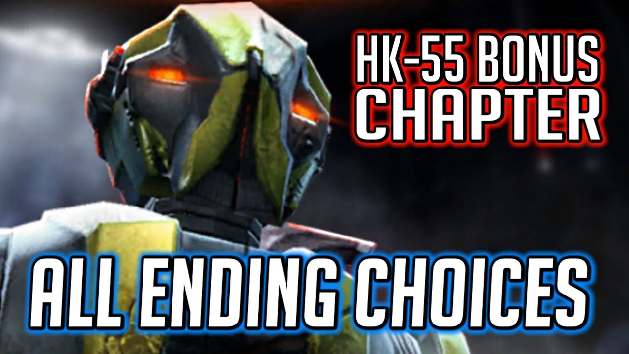 SWTOR KOTFE HK-55 Bonus Chapter - All Ending Choices - YouTube