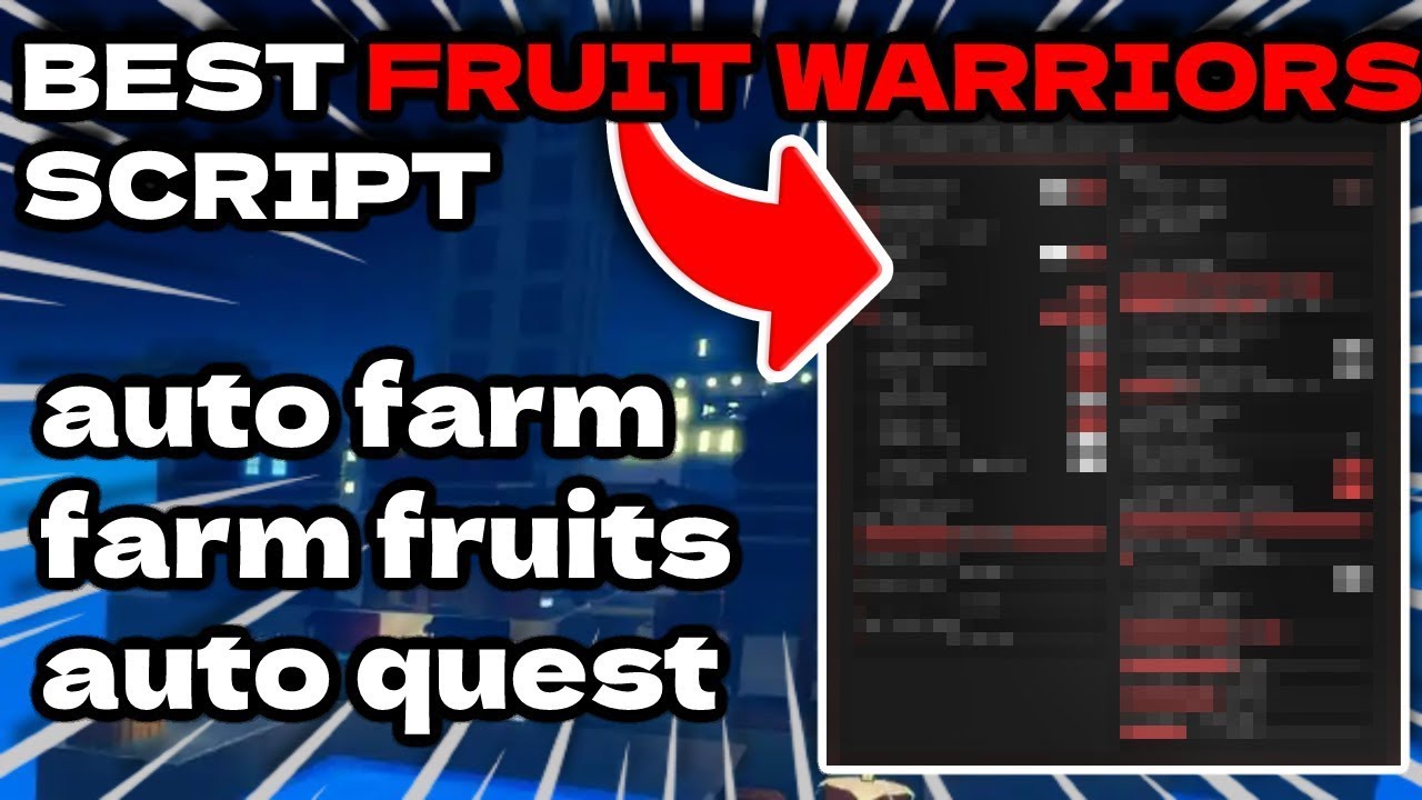 *BEST* FRUIT WARRIORS Script AUTO FARM | CHEST FARM | AUTO RAID | BRING FRUITS *PASTEBIN 2023 ...