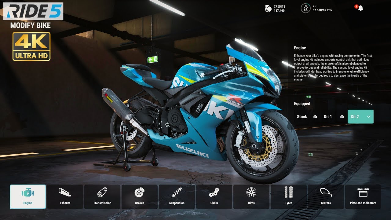 RIDE 5 | Customize SUZUKI GSXR 600 Gameplay [4K 60fps HDR] - YouTube