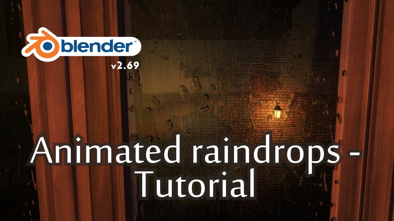 animated raindrops normalmap - tutorial (Blender 2.69) - YouTube