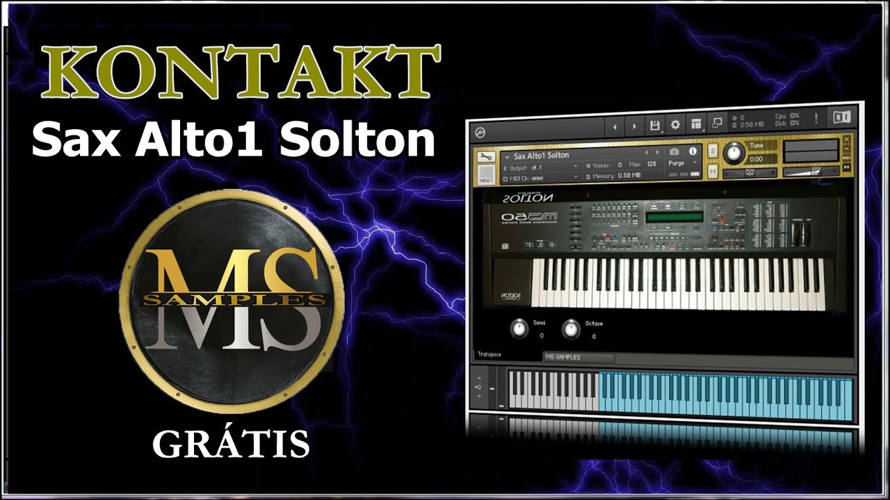 Sax Alto1 Solton Grátis para kontakt - YouTube