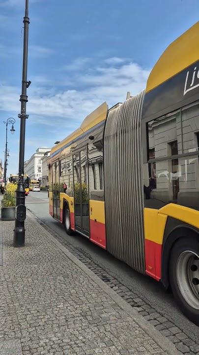 Odjazd Solarisa Urbino 18 IV Electric #5892 z przystanku Ordynacka - YouTube