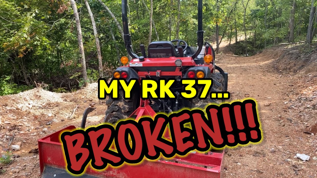 The RK 37 leaking and hood is stuck! - YouTube