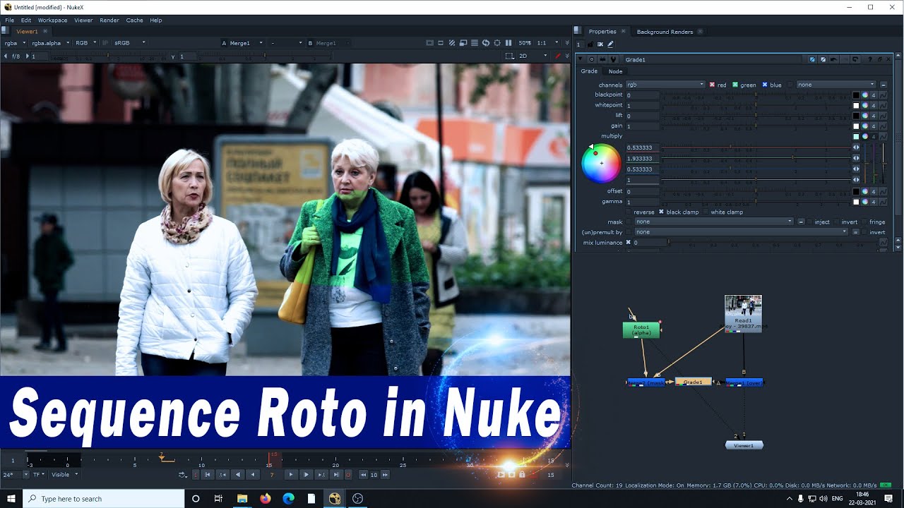 How to do roto on sequence in nuke (Hindi) - YouTube