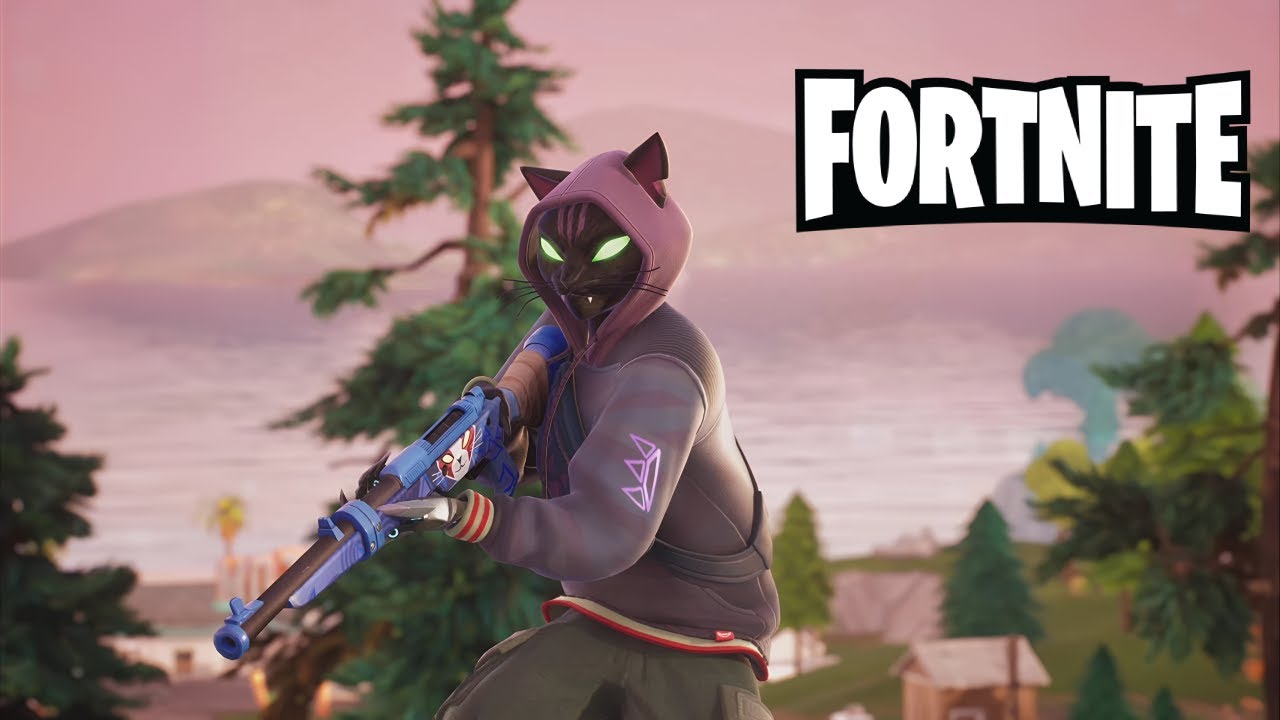 Fortnite - KURO NYANJA SKIN GAMEPLAY - YouTube