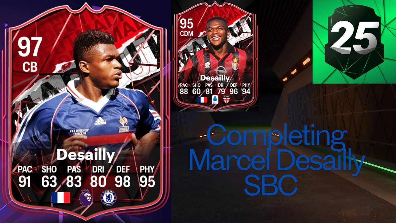 Completing Icon Throwback Marcel Desailly SBC! | MADFUT 25 - YouTube