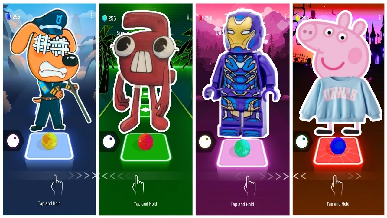 Lego Marvel 🆚Alphabet Lore 🆚 Sheriff Labrador 🆚 Peppa Pig Dress. 🎶 Who ...