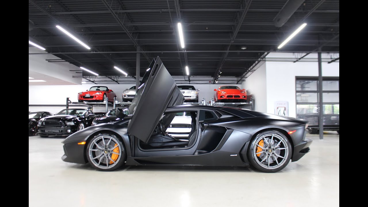 2012 Lamborghini Aventador LP700 4! 691 HP V12! Nero Nemesis Matte ...