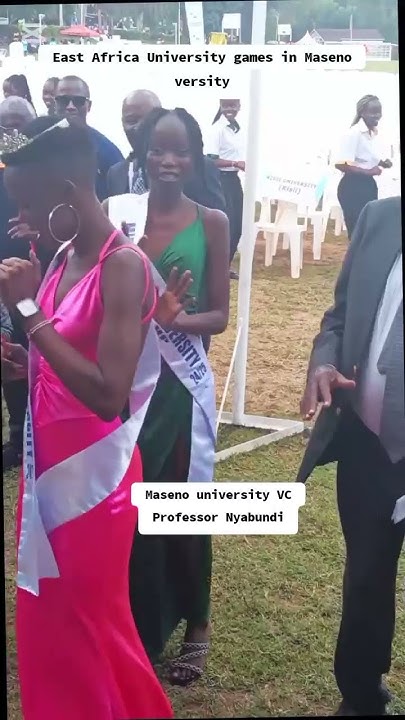Maseno university Vc dancing during East africa University games. - YouTube