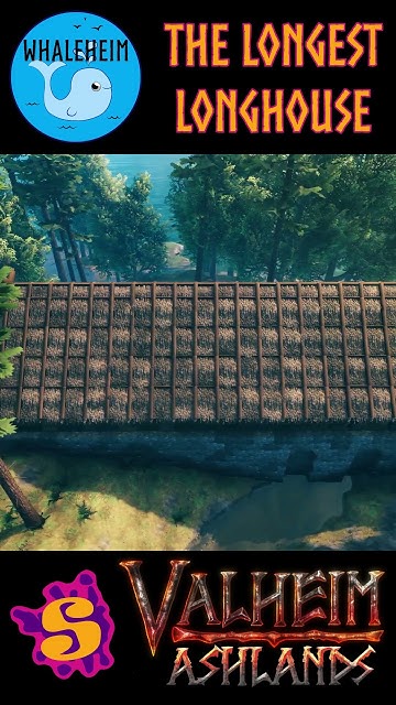 The longest longhouse - Whaleheim - A vanilla Valheim Ashlands build project - YouTube