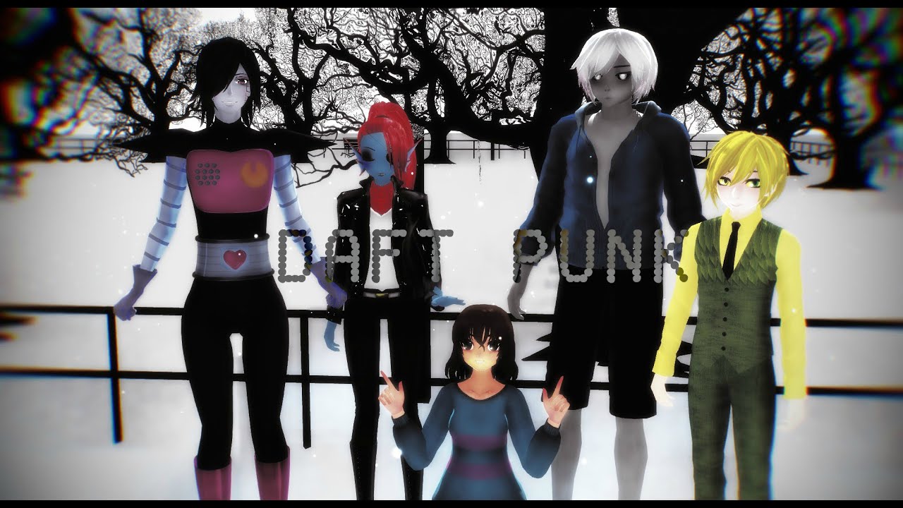 [MMD Undertale] - Daft Punk - YouTube
