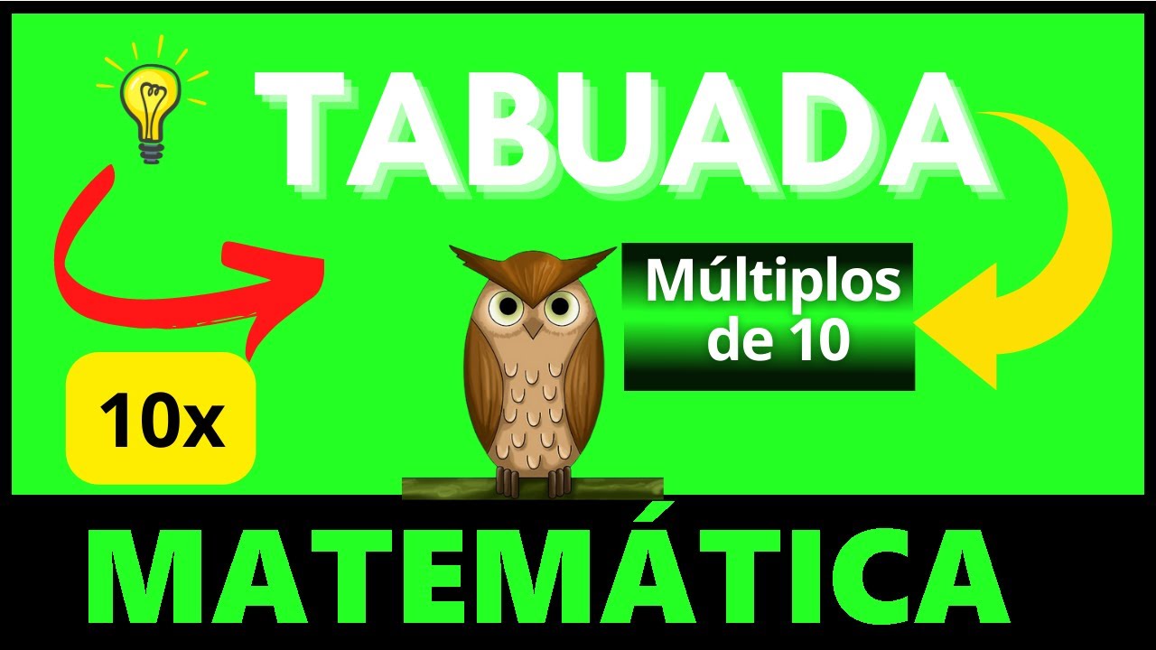 TABUADA do DEZ & MÚLTIPLOS de 10 - Aprenda a multiplicar qualquer ...
