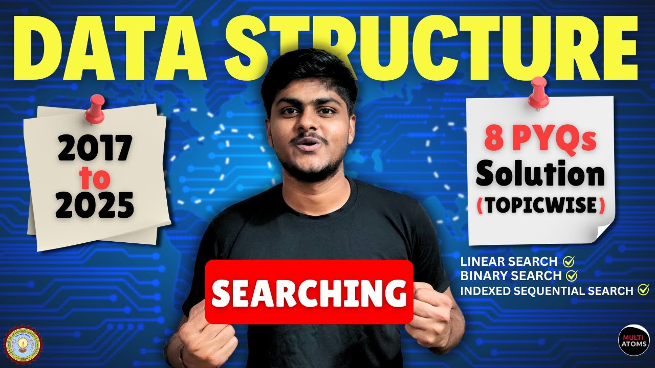 7. Searching | Binary Search | Index Sequential Search | One Shot | Data Structure Aktu | 2017 ...
