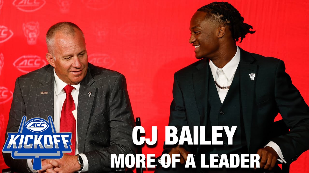 NC State's CJ Bailey Taking On More Of A Leadership Role | 2025 ACC ...