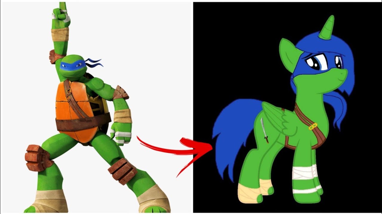 TMNT 2012 As My Little Pony 🔥🔥 - YouTube