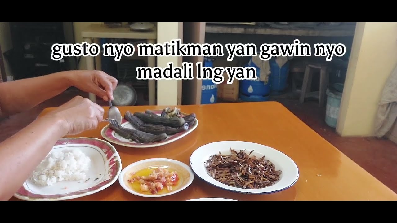 Tunghayan ninyo kung Paano lutuin at Kainin ang Burong Hipon # ...
