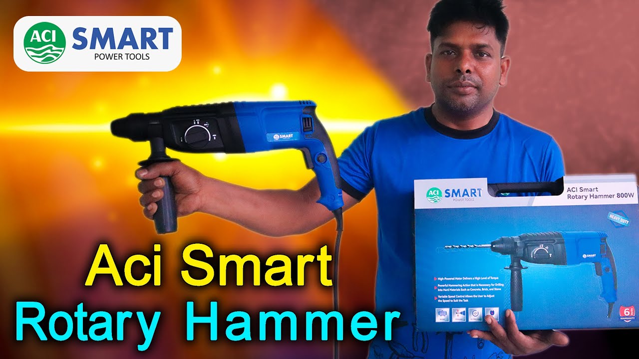 ACI Smart Rotary Hammer Drill // এসিআই স্মার্ট হ্যামার ড্রিল মেশিন ...
