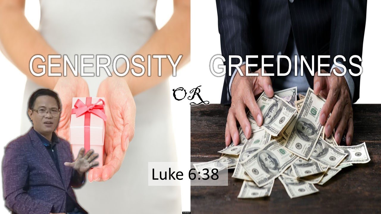 ENGLISH Devotion | Greediness or Generosity by Dr. Laurence Gatawa ...
